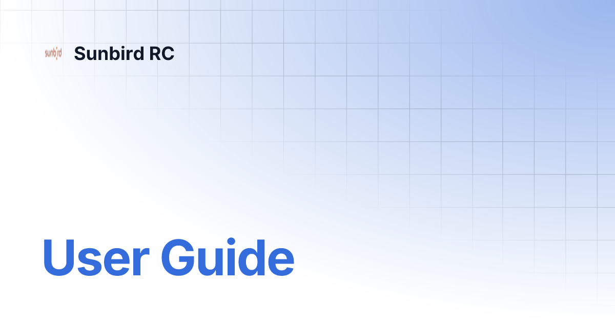 User Guide | Sunbird RC